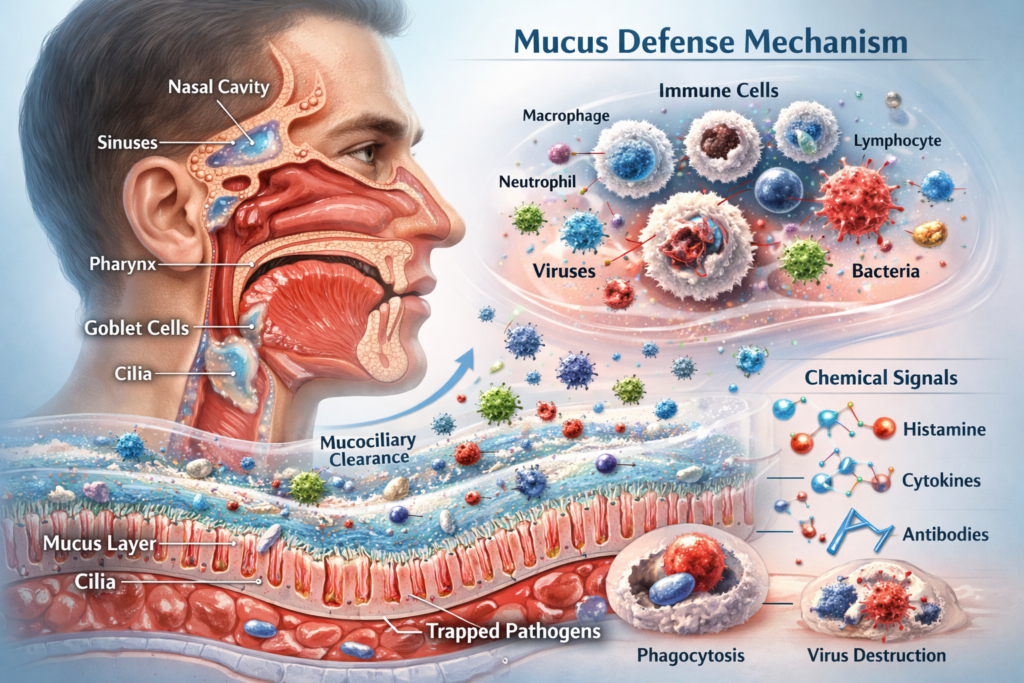 The Biology of Mucus: How the Human Body Detects Threats, Builds ...
